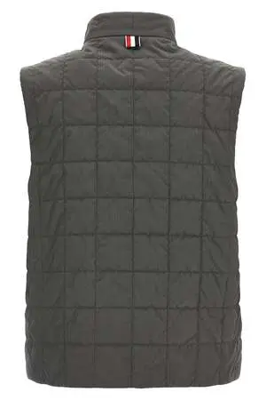 Thom Browne Shiny Ripstop '4bar' Vest