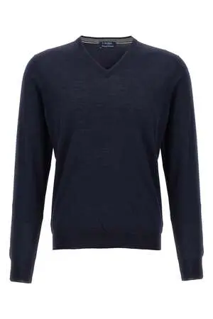 BARBA NAPOLI Sweater 'v-neck - Blue