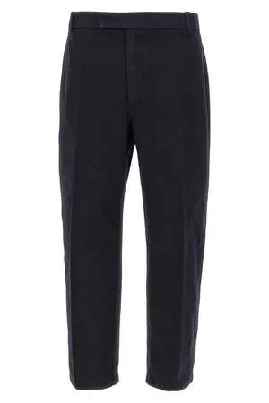 Thom Browne Trousers 'utility Chino Garment Dye - Blue