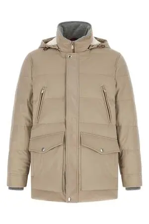Brunello Cucinelli Quilted Parka - Beige