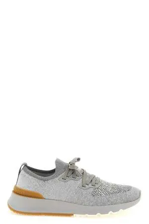 Brunello Cucinelli Chiné Knit Sneaker