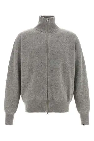 Extreme Cashmere Cardigan Two-way Zip Detail