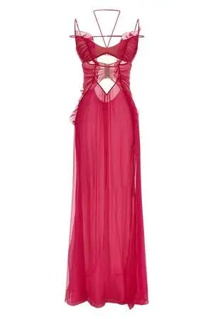 NENSI DOJAKA Gown With Cut-out Details