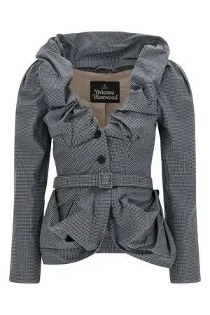VIVIENNE WESTWOOD Blazer With Sculptural Collar