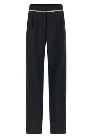 NENSI DOJAKA Tailored Wide Leg' Trousers - Black