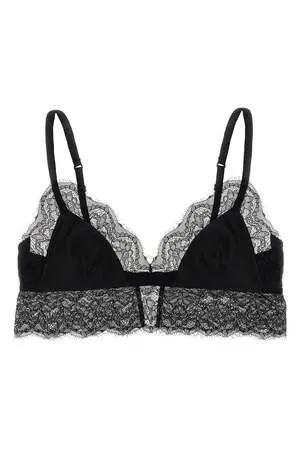 Dolce & Gabbana Bralette 'soft-cup In Satin And Lace