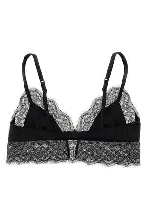 Dolce & Gabbana Bralette 'soft-cup In Satin And Lace