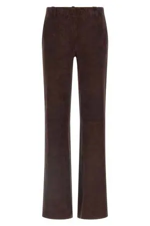 Stouls Trousers Suede Leather Finish