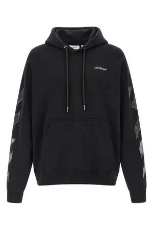 Off-White Metal Arrow Skate' Hoodie - Black