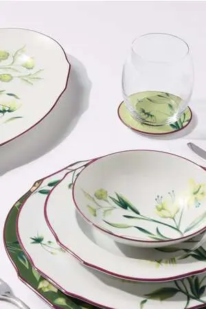 GINORI 1735 Porcelain Bowl With Floral Decoration