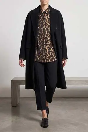Alberto Biani Oversized Double-breasted Coat