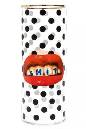 SELETTI Toiletpaper Pois Shit' Vase - Multi