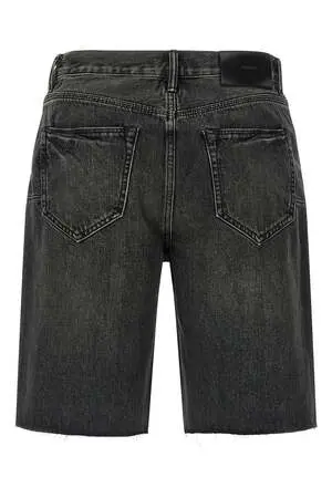 PURPLE BRAND Denim Shorts With Raw Hem