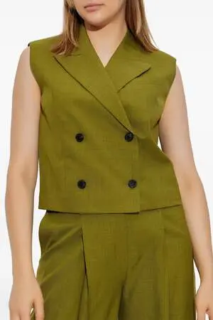 Theory Gilet 'peak Db Vest City - Green