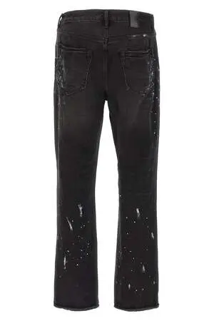 PURPLE BRAND Brand Jeans P011 Knee Slit Paint