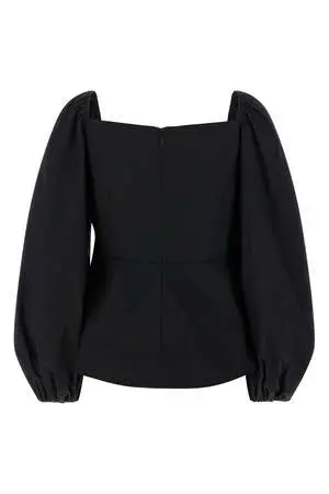 Carolina Herrera Puff Sleeve Sweetheart' Top