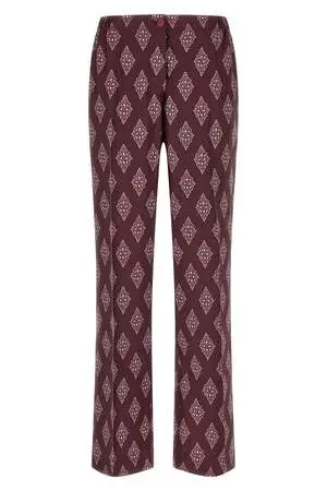 F.R.S FOR RESTLESS SLEEPERS F. R.s. F. R.s. Silk Trousers With Contrast Piping - Multi