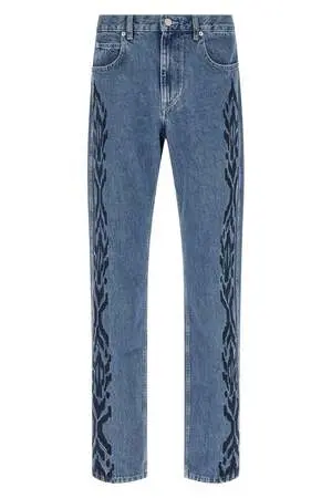 MARANT Jeans With Side Motif - Blue
