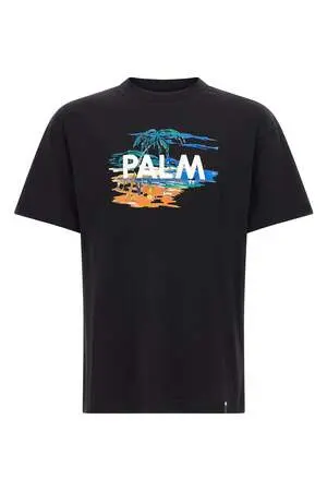 Palm Angels Graphic Print T-shirt - Black