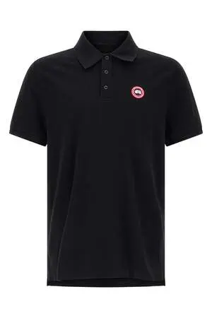 Canada Goose Cotton Piqué Polo With Logo Patch