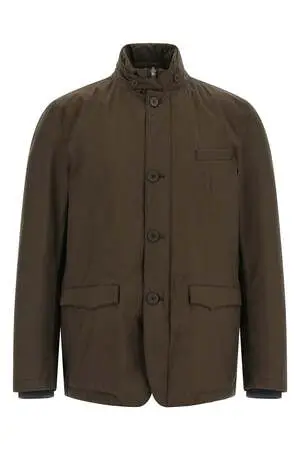 Herno Jacket With Removable Bib - Brown
