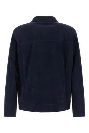 Brioni Suede Shirt Collar Blouson