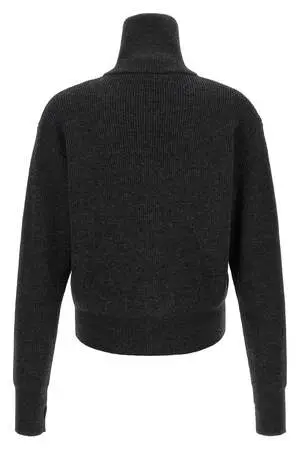 LEMAIRE Ribbed Wool Zipped Cardigan