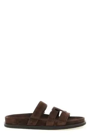 Tory Burch Ines Sandals With Cut-out Logo