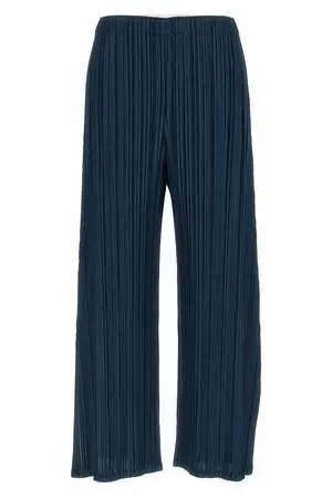 PLEATS PLEASE Plissé Wide-leg Pants - Blue
