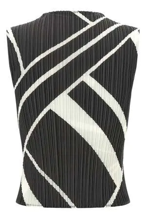 PLEATS PLEASE Blouse 'fold Line