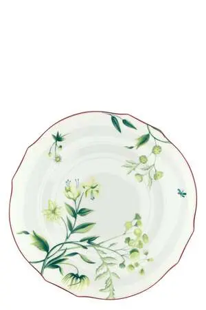 GINORI 1735 Porcelain Dinner Plate With Botanical Motif - Multi