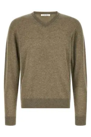 THE ROW The Thamm Top Knit Sweater - Green