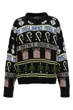 MAGLIANO Sweater 'buone Feste - Black