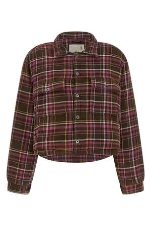 R13 Padded Cropped Overshirt