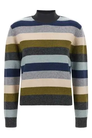 Tory Burch Striped Wool Sweater