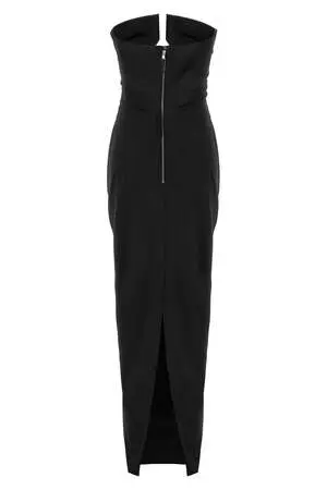 Rick Owens Maxi Dress With Geometric Cut-out Detail
