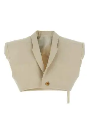 Rick Owens Vest 'micro Tatlin - Beige