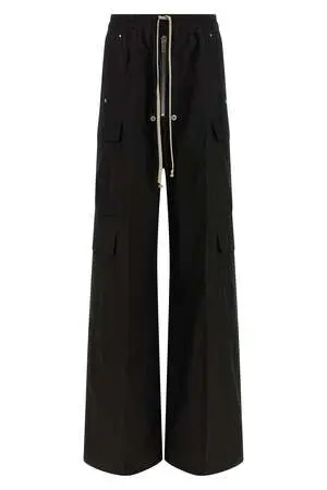 Rick Owens Cargobelas Pants With Exposed Zip - Black