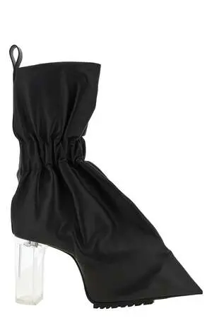 Rick Owens Draped Detail Ankle Boot