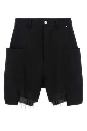 Rick Owens Bermuda Shorts With Architectural Pockets