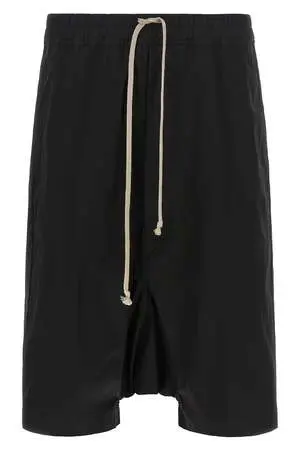 Rick Owens Bermuda Shorts With Contrasting Drawstring