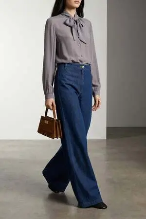 Tory Burch Neck-bow Blouse