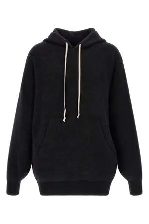 Rick Owens Hoodie With Elongated Drawstrings