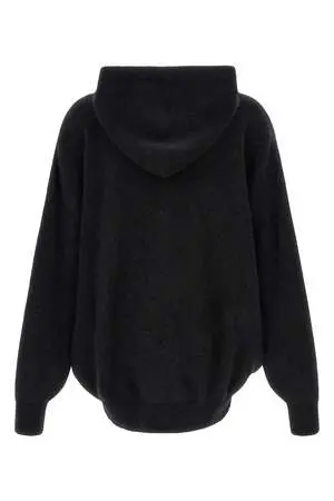 Rick Owens Hoodie With Elongated Drawstrings