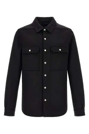 Rick Owens Outershirt With Metal Hardware