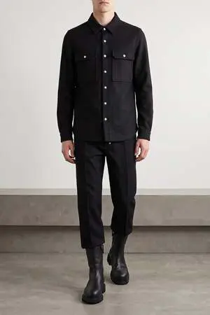 Rick Owens Outershirt With Metal Hardware