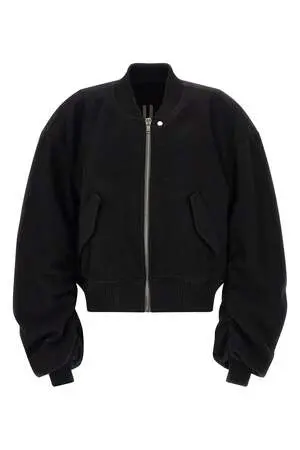 Rick Owens Bomber With Sculptural Sleeves