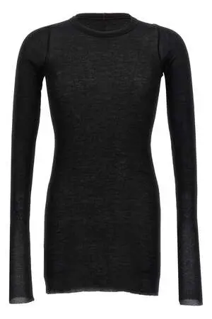 Rick Owens Rib Ls T' T-shirt - Black