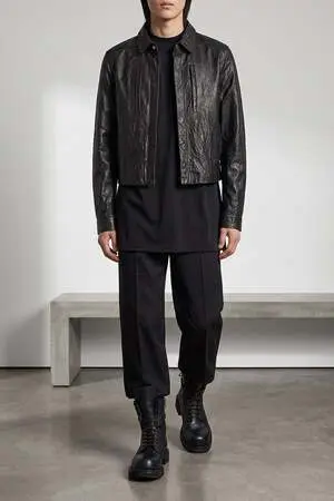 Rick Owens Trousers With Structured Front Crease