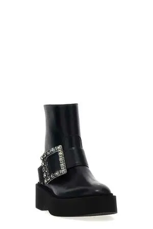 ROGER VIVIER Ankle Boots 'viv Rangers High Stra